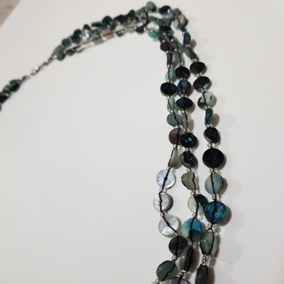 Jewelry | Layered Long Shell Button Necklace | Poshmark